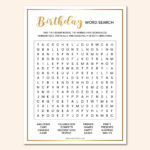 Birthday word search - OhSoFestiveStudio